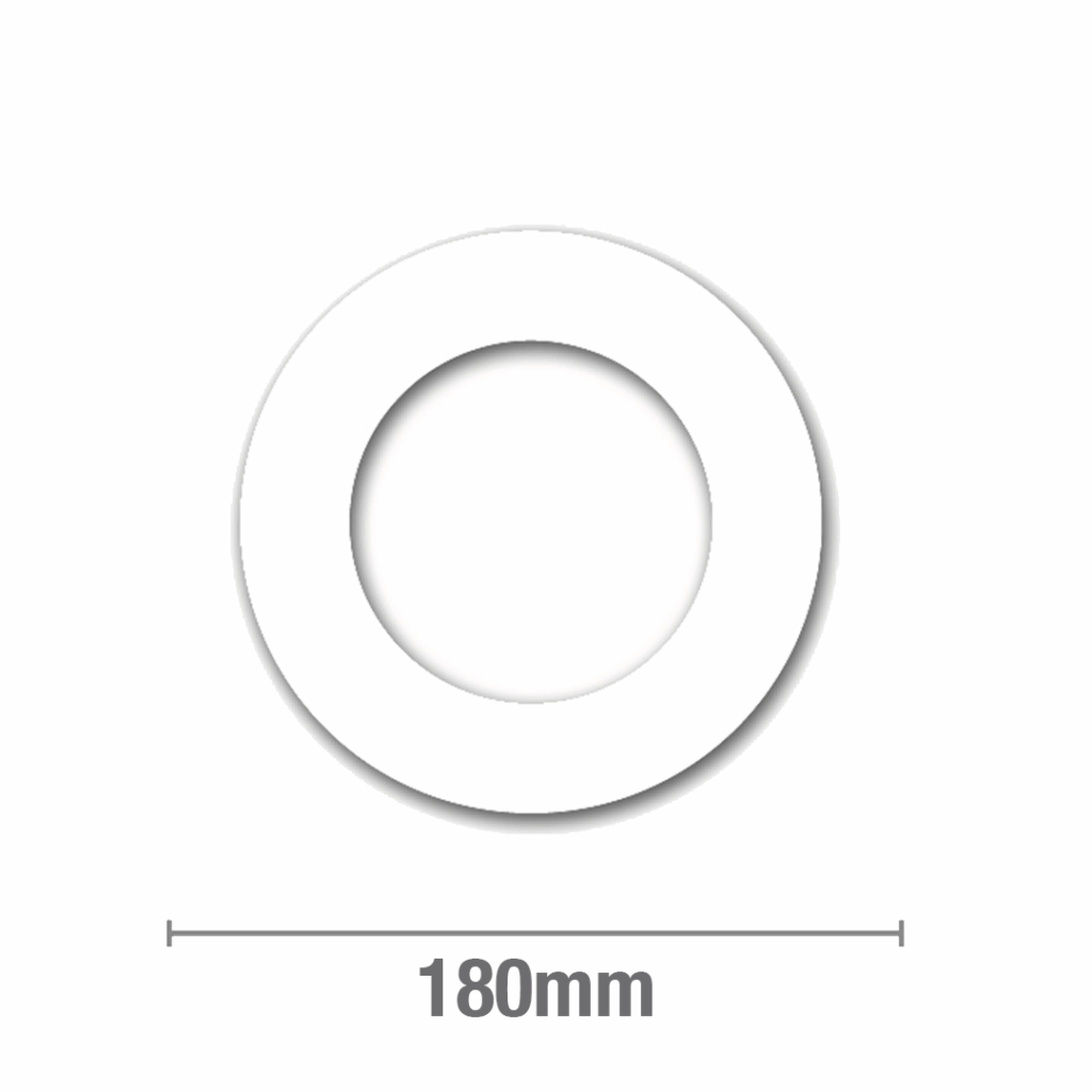 Cover Plate White Plastic 100mm PVC Per 10 – Complete